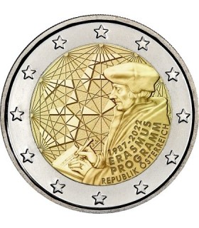 Commemorative 2 Euro coins: collection listed by country and date
